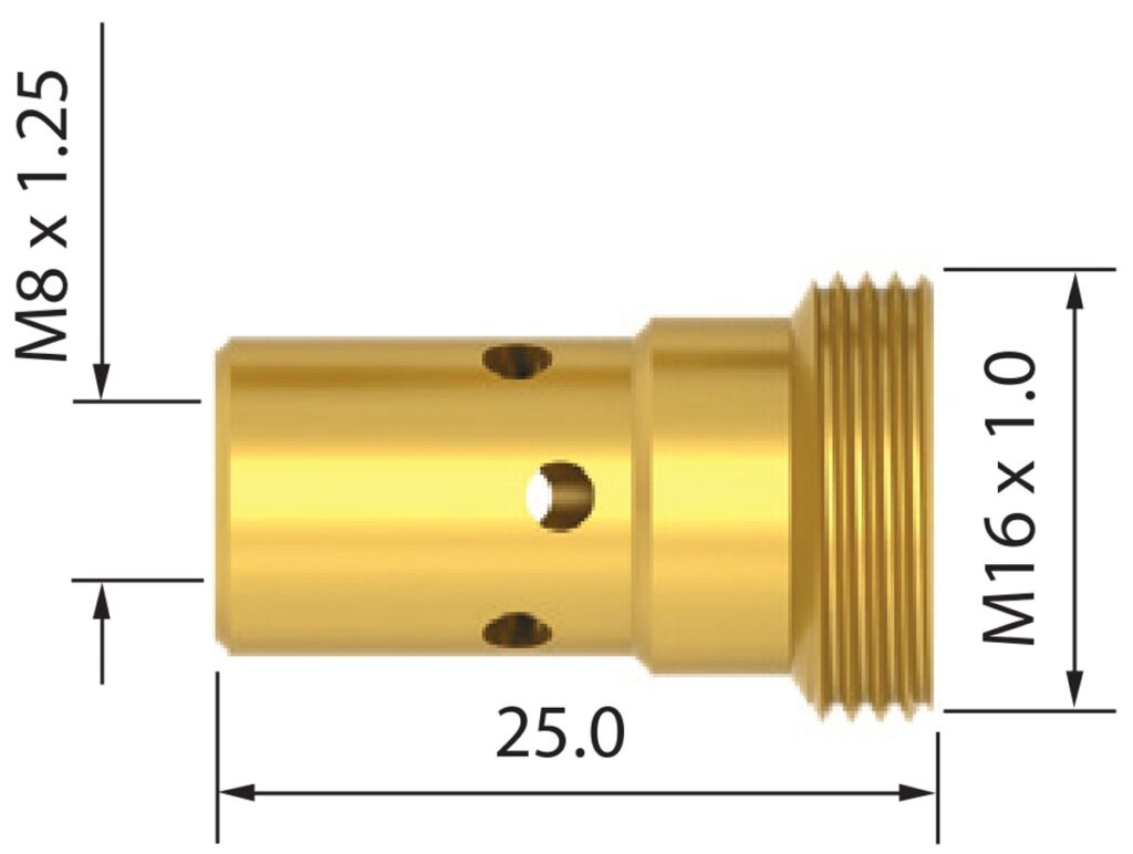 Binzel MB501 Type Tip Adaptor - DG Welders Equipment Ltd