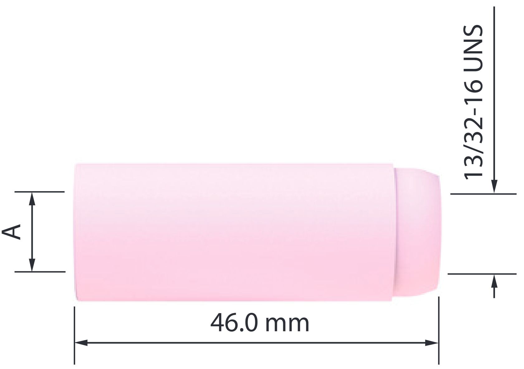 Standard Ceramic Cup WP17, WP18 & WP26 - DG Welders Equipment Ltd