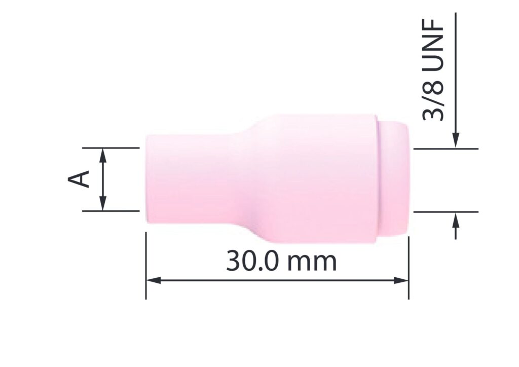 Standard Ceramic Cup WP9 & WP20 - DG Welders Equipment Ltd
